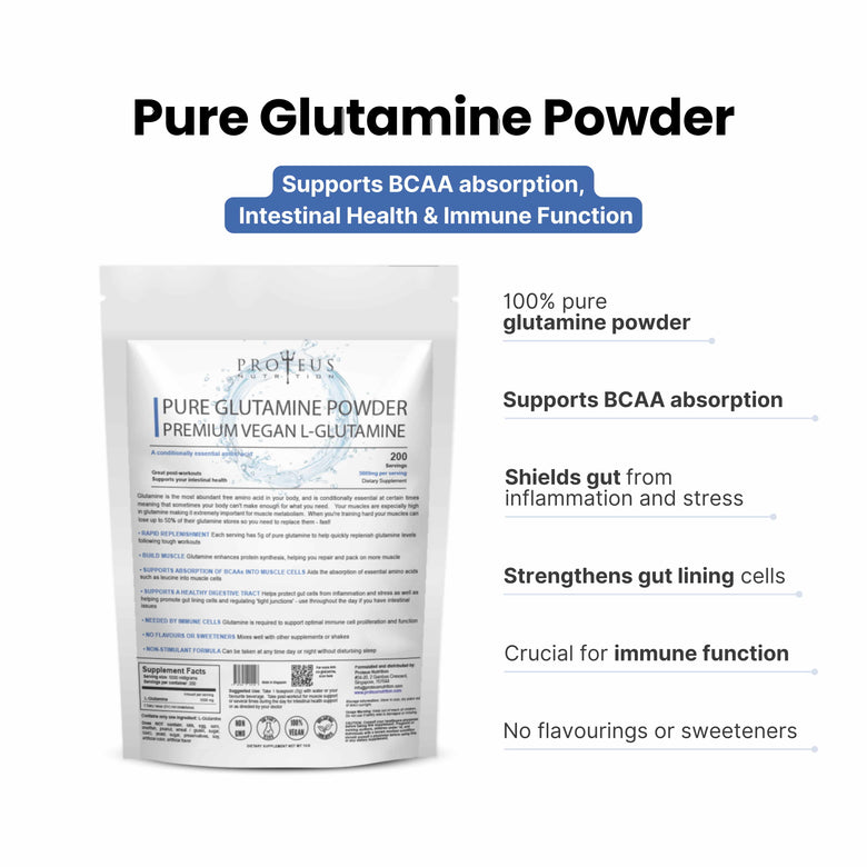Pure Glutamine Powder 1000g – Proteus Nutrition