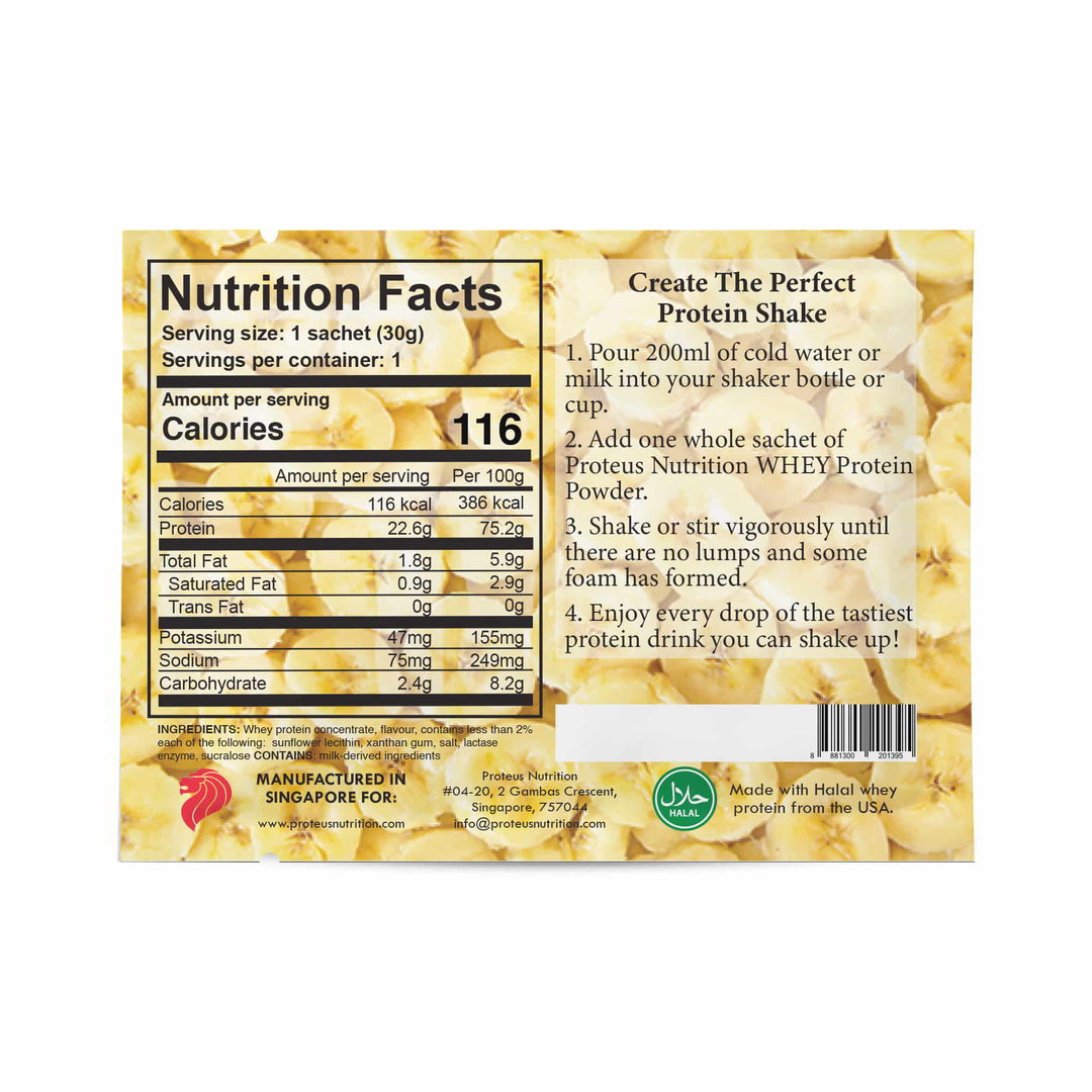 WHEY Protein Sample Pack - 7 Flavours