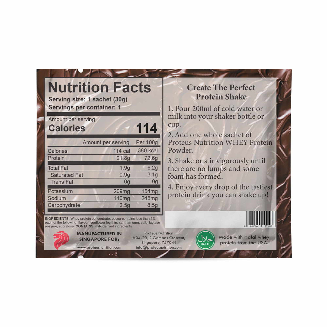 WHEY Protein Sample Pack - 7 Flavours