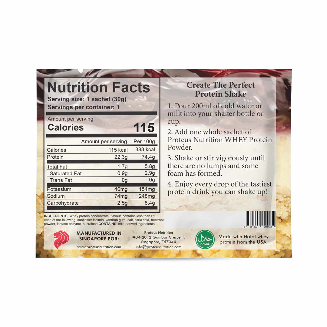 WHEY Protein Sample Pack - 7 Flavours